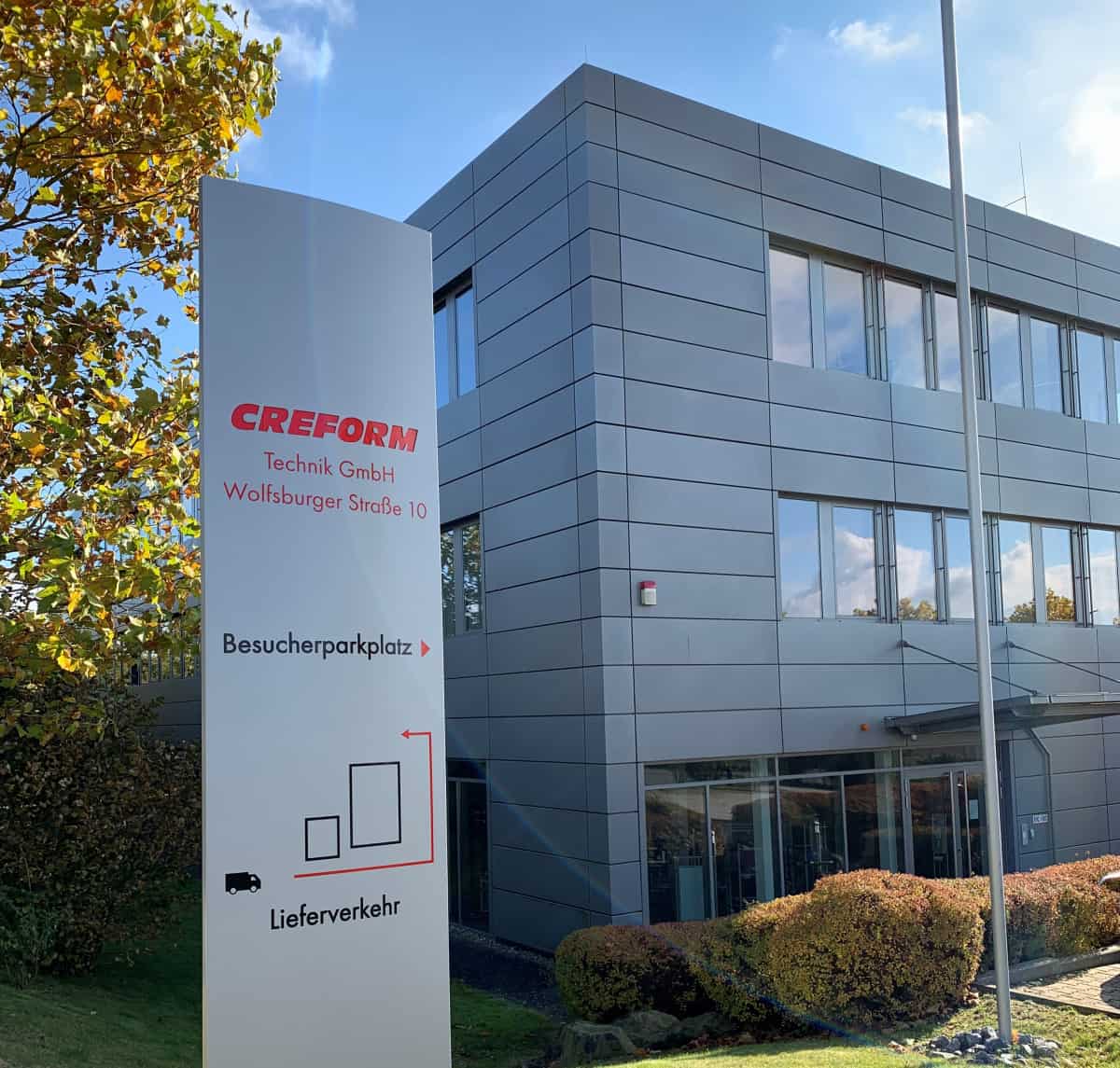 An unsere Besucher und Lieferanten - CREFORM Technik GmbH