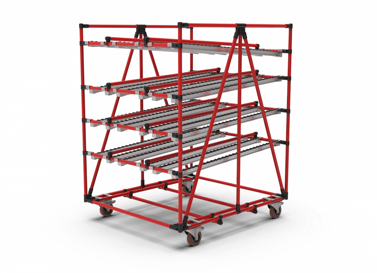 Lean systems FIFO racks - CREFORM Technik GmbH