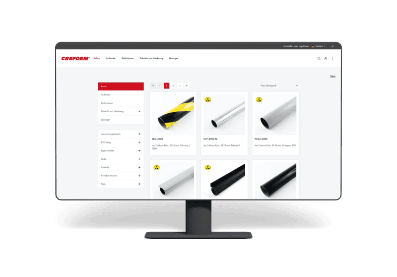 Pipe connector system and connector - CREFORM Technik GmbH